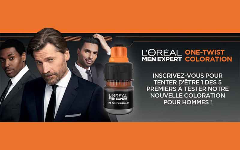 La Nouvelle Coloration One-Twist De L'Oréal Men Expert