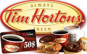Jeu Concours Une Carte Cadeau Tim Horton